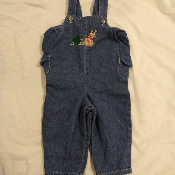 Bottoms | Vintage Christmas Overalls | Poshmark